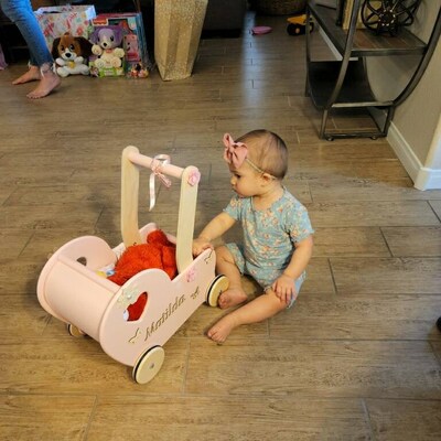 Baby Walker, Wooden Wagon, Push Truck, Stroller for Boys, Push Cart ...