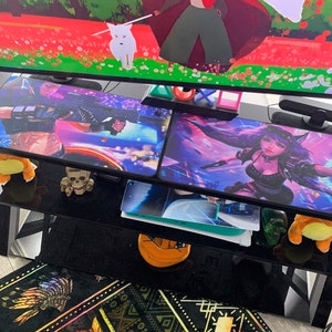 Matrix Code World Map LED Gaming Mouse Pad, Desk Mat, Great Gift F ...