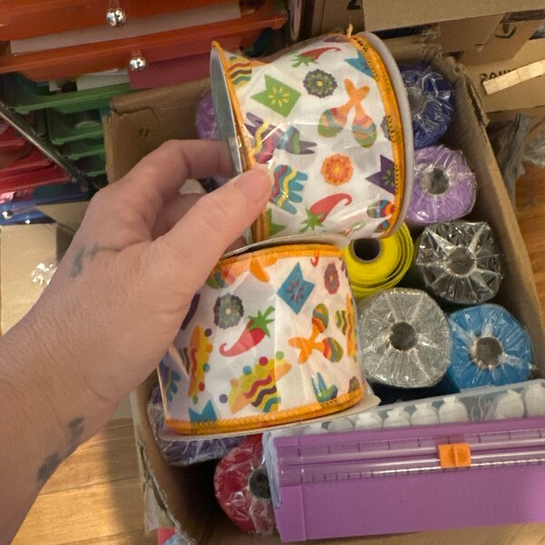 Rodeo Ribbon Gingham Western Ribbon Cowboy Ribbon Wired Ribbon 2.5 Inch ...