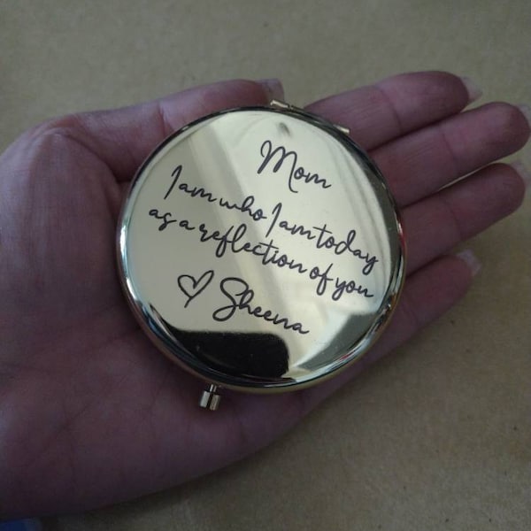 Gift for Mom From Daughter, Personalized Mom Wedding Gift, A Reflection ...