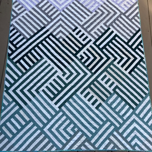 Interwoven Quilt Pattern - PDF Download - Etsy