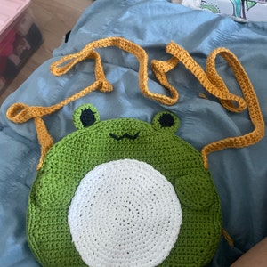 Crossbody Froggy Bag Crochet Pattern, Frog, Toad, Crochet Purse, Kawaii ...