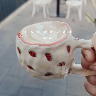 PRE-ORDER Handmade Ceramic Cherry Plate - Etsy