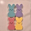 Wood Bunny Peeps, Easter Bunnies Set of 4, Spring Farmhouse Decor ...
