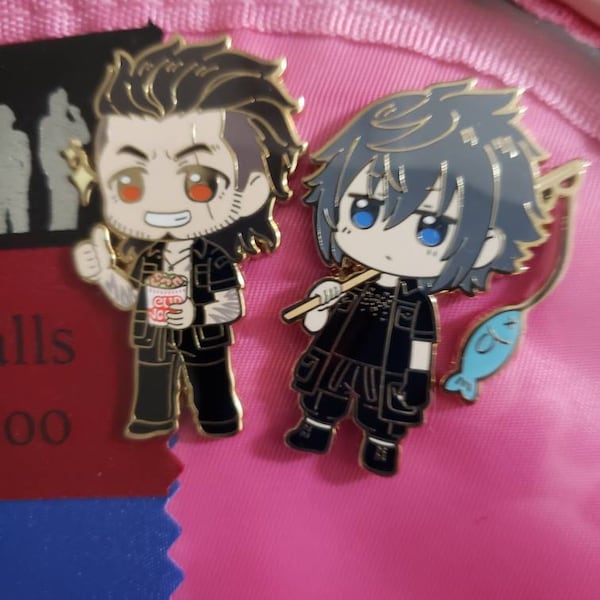 FF15 Noctis Prompto Ignis Gladiolus Hard Enamel Pin - Etsy