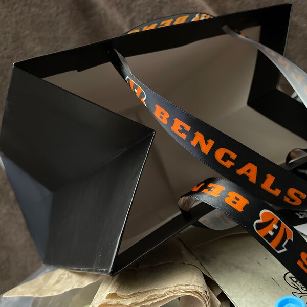 5/8" NFL Cincinnati Bengals Ribbon, 9 Foot Spool, Licensed by Offray - Etsy
