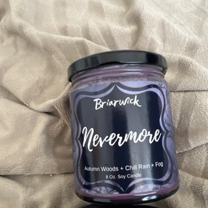 Nevermore- the Raven Inspired- Soy Vegan Candle - Etsy