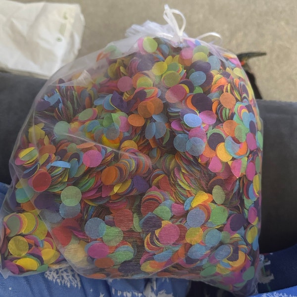 Biodegradable Confetti - Bright Rainbow Confetti Mix Perfect for ...