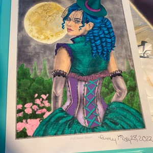 Selene Goddess and Mythology Coloring Page/digi Stamp Fantasy - Etsy