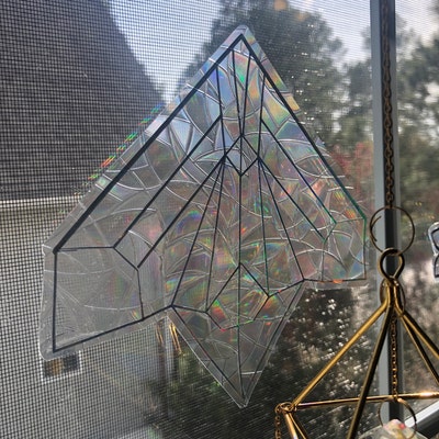 Crystal Window Cling Suncatcher, Prism and Holographic Rainbow Maker ...