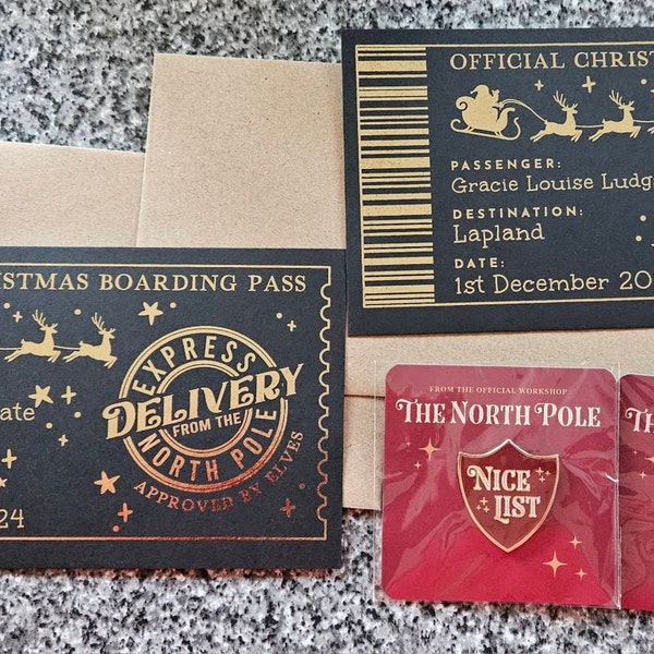 Lapland Reveal, Lapland Ticket, Lapland Boarding Pass, Christmas ...