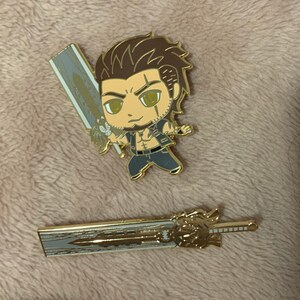 Final Fantasy XV FFXV Enamel Pins Noctis Ignis Prompto Gladiolus ...