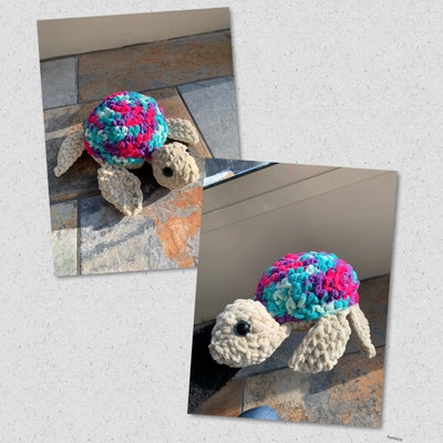 Fred the Sea Turtle Crochet Pattern PDF Download Includes Follow Along ...