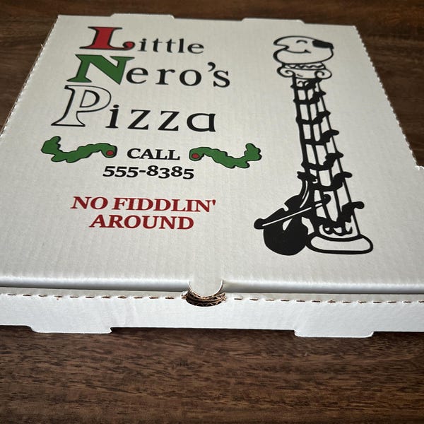 Pizza Planet Full Size Pizza Box Costume Prop From Toy Story, 14" Large ...