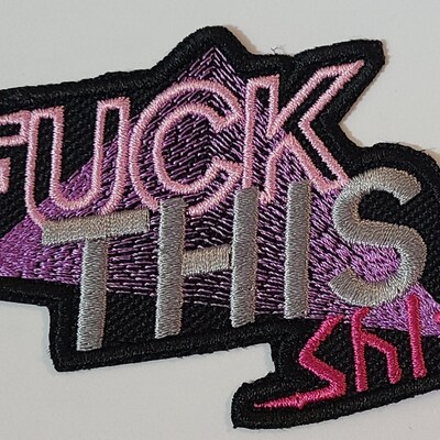 FTS Patch 80's Retro High Quality Shiny Iron on Patch. - Etsy