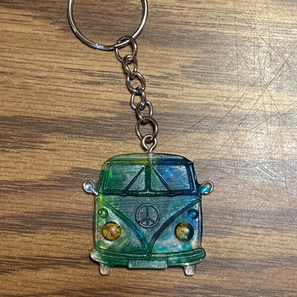 Beetle Keychain, Vintage Beetle Resin Keychain, Buggy Resin Keychain ...