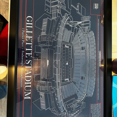 Pittsburgh Steelers Heinz Field Stadium Blueprint Football Print - Etsy