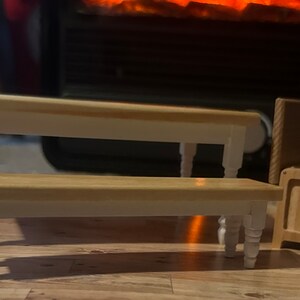 Adelaide Scoop Arm Sofa Pearl White Macy Mae 1:12 Scale Miniature ...