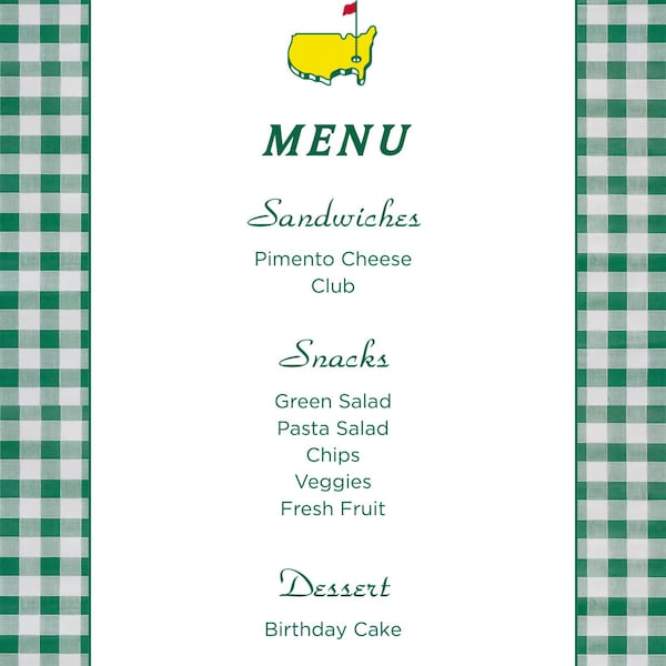 Masters Golf Tournament Font Bundle - Etsy