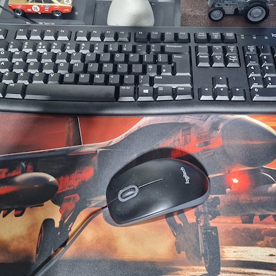 Dark Cottagecore Wildflowers Cute Desk Mat Gaming Mouse Pad Aesthetic ...