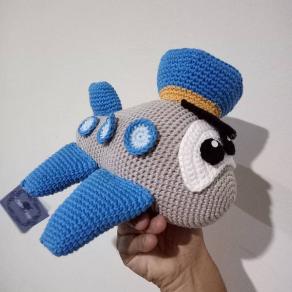 Pilot Plane Amigurumi PDF Crochet Pattern - Etsy