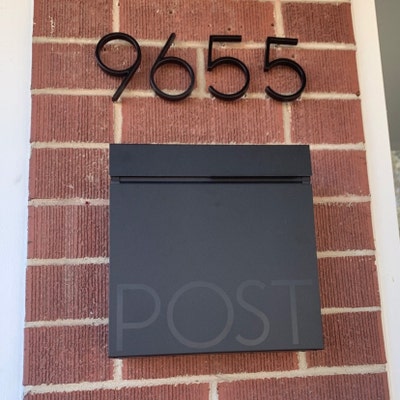 MARTIN B Square Modern and Contemporary Mailbox, Vsons Design Original ...