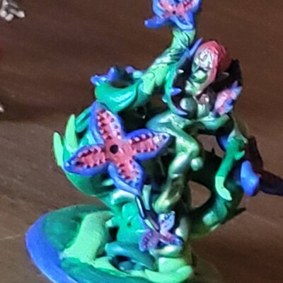 Alraune Female Spore Druid Forest Queen Mushroom Miniature 3D Resin ...