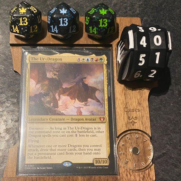 Magic the Gathering Upkeep Reminder Token - MTG Commander Player Gift ...