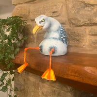 Grumpy Seagull "rocky" - Etsy UK