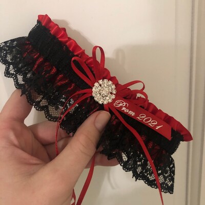 Jeweled Navy Blue Prom Garter. Prom Garter - Etsy