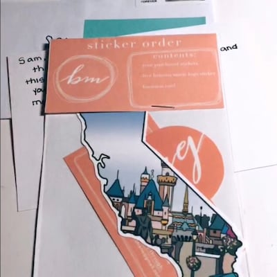 Anaheim California Design Magnet / Vinyl Waterproof Sticker - Etsy