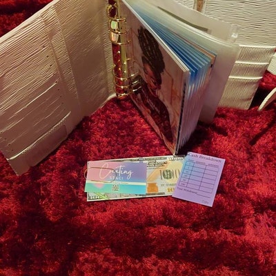 Budget Binder Personalized With Cash Envelopes A6 Glitter Budgeting ...