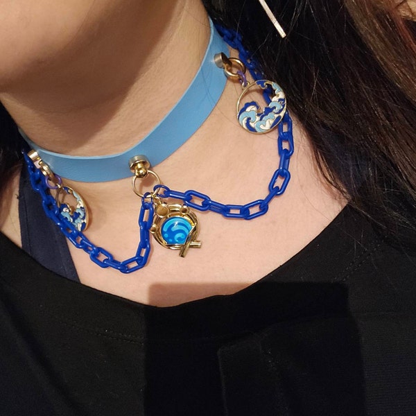 Wingman Gekko Inspired Choker Collar Bubble Tea Boba Kawaii Chains ...