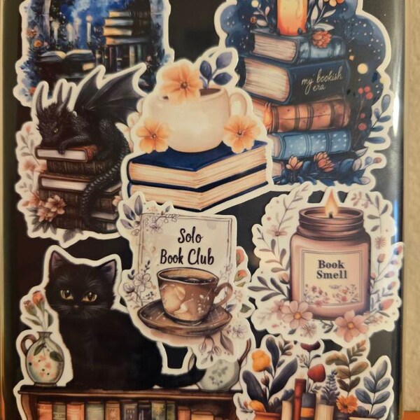 My Bookish Era Sticker, Cute Bookish Vinyl Sticker, Bookish Merch, Book ...