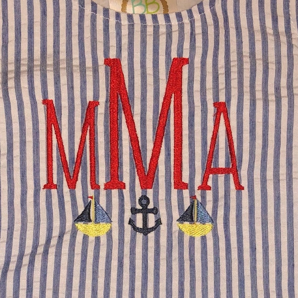 Mini Nautical Machine Embroidery Design Set-instant DOWNLOAD - Etsy