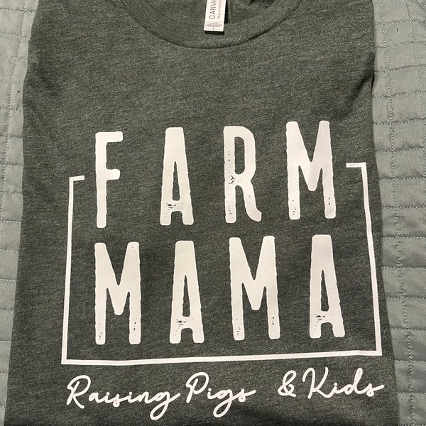 Farm Mama Shirt, Raisin Cows and Kids Shirt, Farm Mom Shirt, Farm Life ...