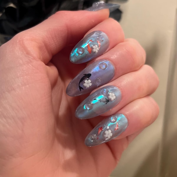 Nico Robin One Piece Inspired Nail Set - Etsy