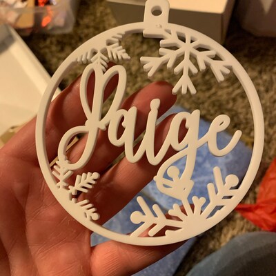 Custom CHRISTMAS Tree Baubles Christmas Tree Decor - Etsy