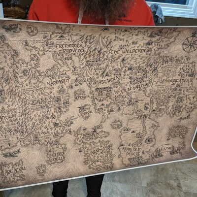 24 X 36 Vintage Runescape World Map Print - Etsy
