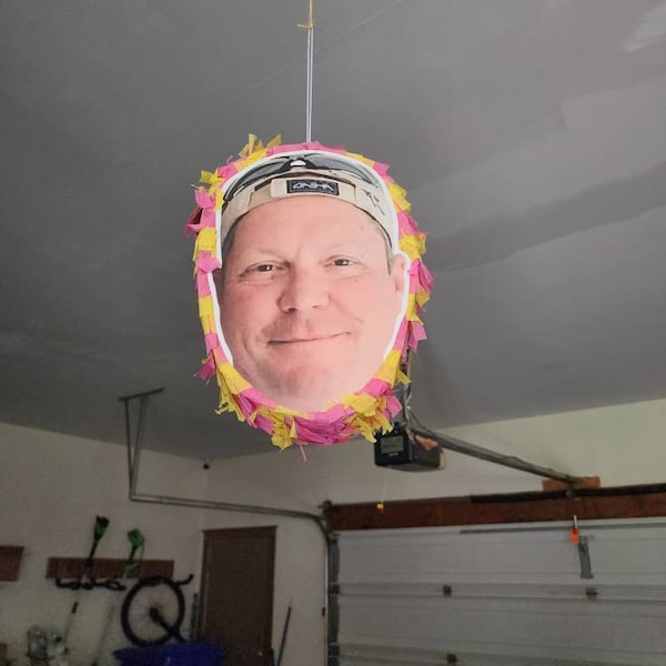 Face Mini Piñata, Personalized Birthday Party Piñata, Custom, Kids ...