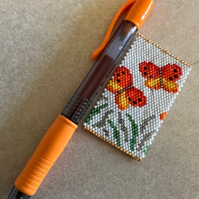 Beaded CROCUS Earrings as Brick Stitch Seed Bead Pattern - Etsy