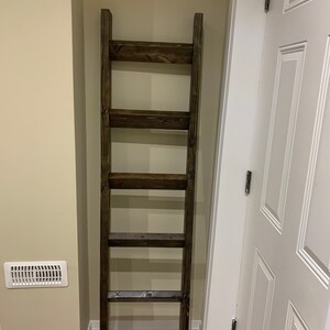 Rustic Wood Blanket Ladder Rustic Towel Ladder Rack - Etsy UK