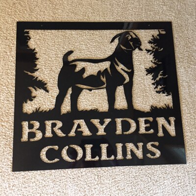 Boer Goat Farm Sign - Etsy