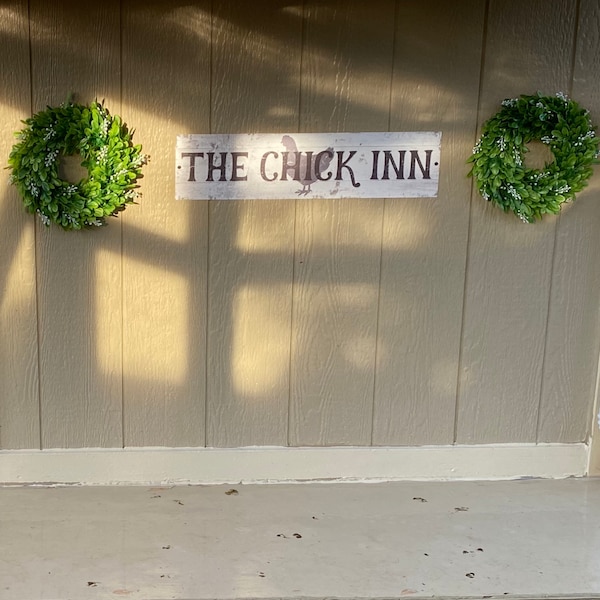 Chicken Coop Sign - the Chick Inn - Backyard Chicken - Chicken Coop ...