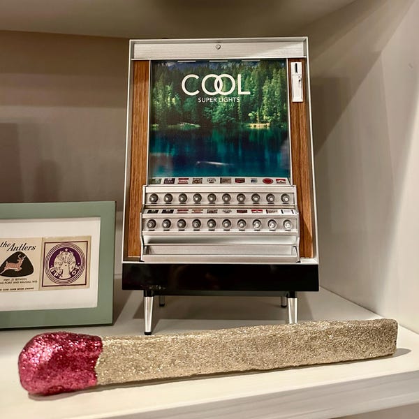 Mini Aperol Spritz Matchbook X Disco Tile Art Shadow Box Bar Cart Decor ...