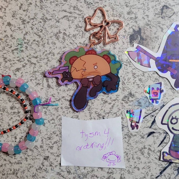 Tengolf Being Devious Holographic Sticker Bfdi Tennisball Golfball - Etsy