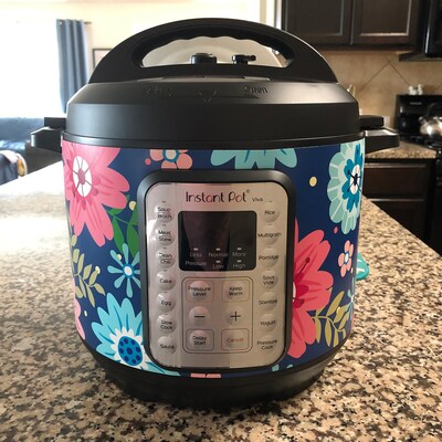 16 Colors Vivid Flowers Colored Background Instant Pot Wrap Instapot ...