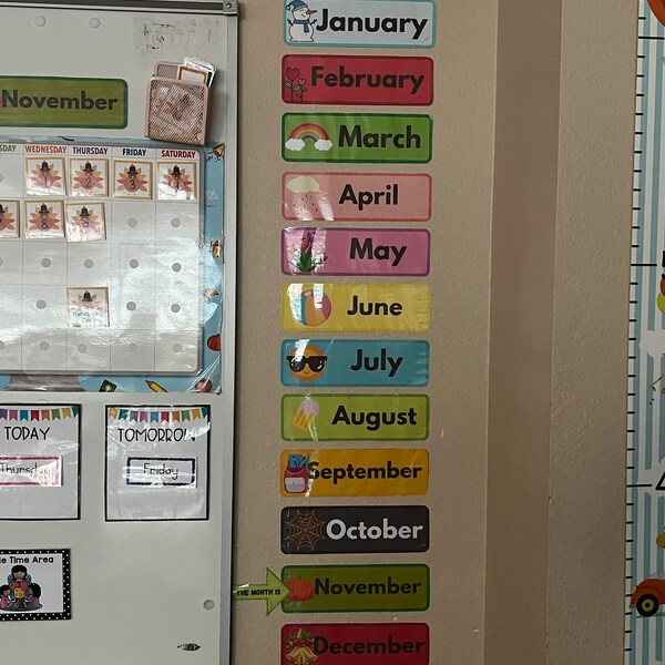 Months of the Year, Seasons of the Year, Teaching the Months, Learning ...