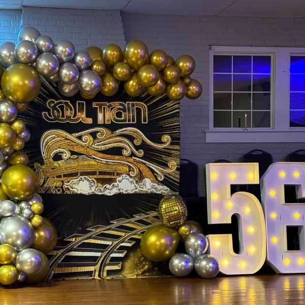 Custom Backdrop, Event Backdrop, Wedding, Dance, Party, Fundraiser ...