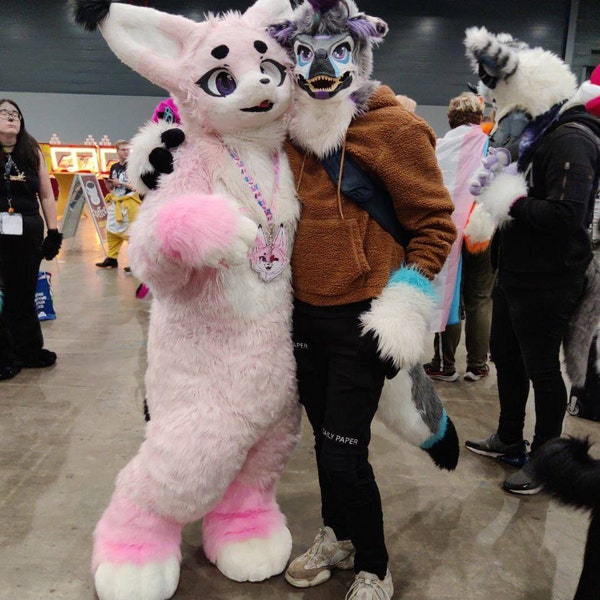 Fursuit Feet Paws, Toony Foot Paw, Kemono Foot Paw, Light Pink Cat Paws ...